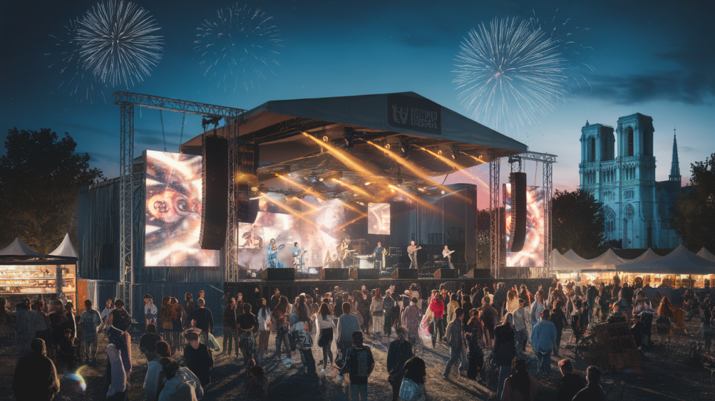 Les festivals de musique à Lyon durant la nuit - Exposition Lyon